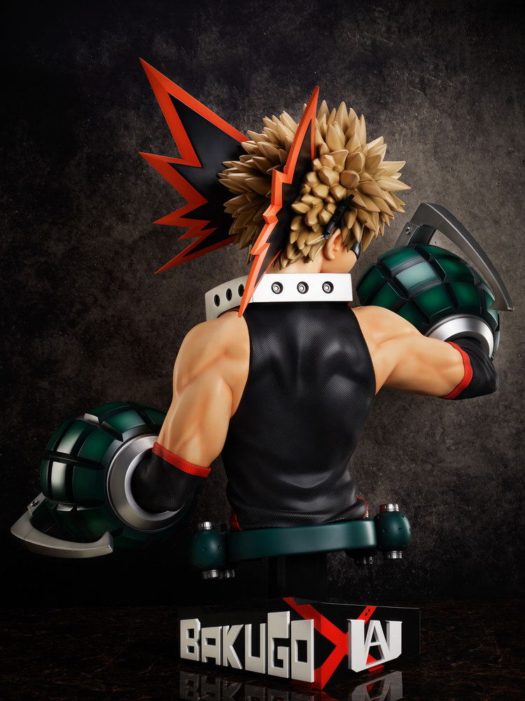 [exclusive] My Hero Academia – Bakugo Katsuki 1/1 bust polystone figure ...