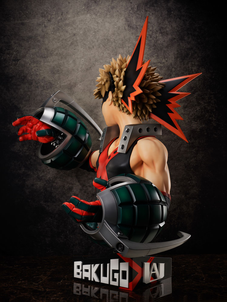 [exclusive] My Hero Academia – Bakugo Katsuki 1/1 bust polystone figure ...