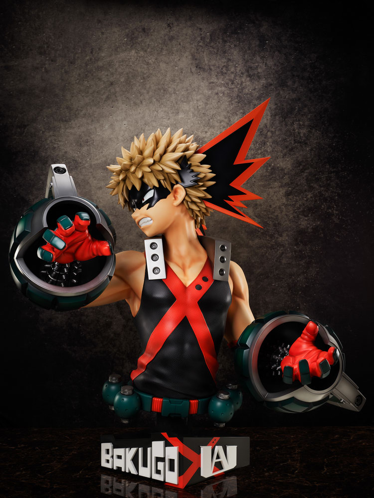 [exclusive] My Hero Academia – Bakugo Katsuki 1/1 bust polystone figure ...