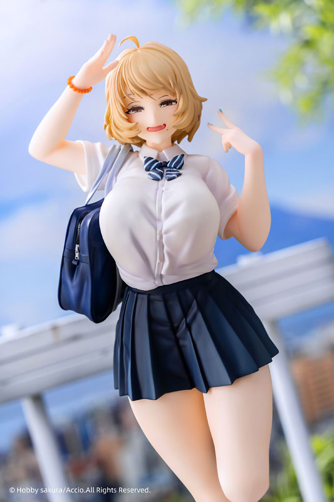 Accio’s original character – Atsumi Chiyoko White Panties Ver. PVC figure by Hobby Sakura – Neko ...